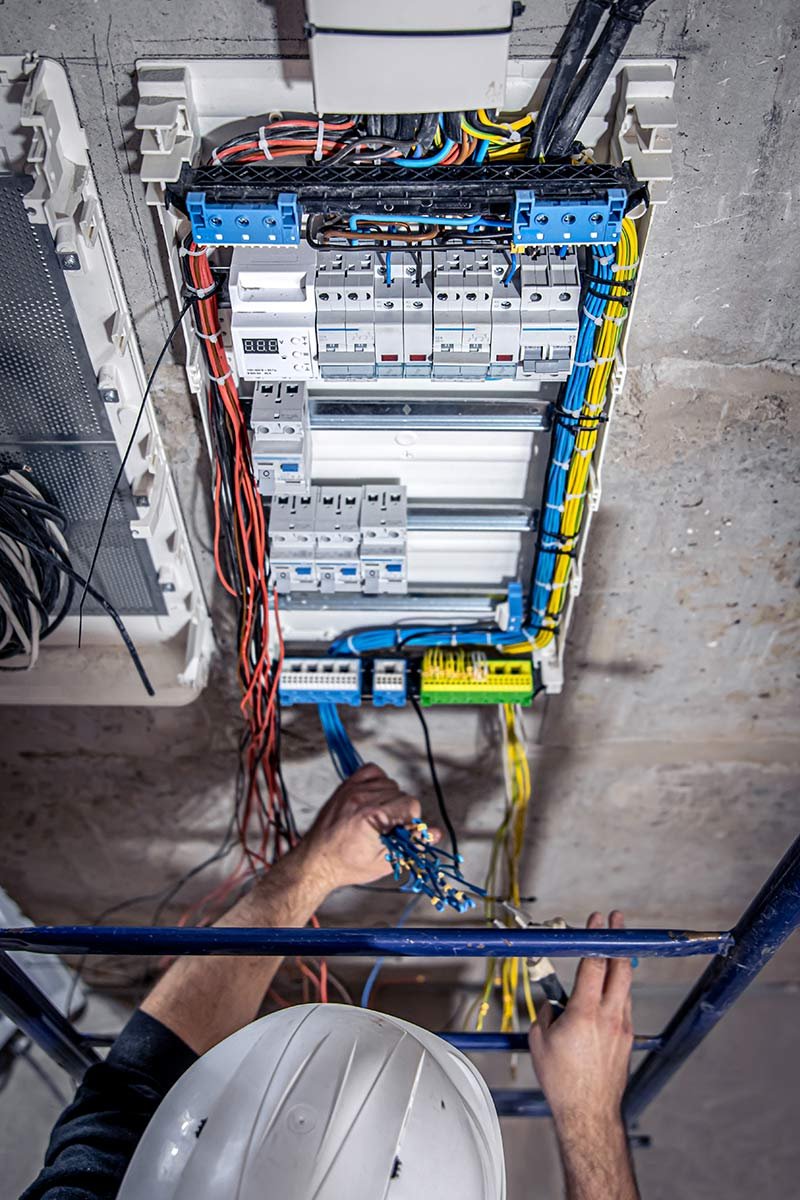 Structured network data cabling and electrical wiring installation ...